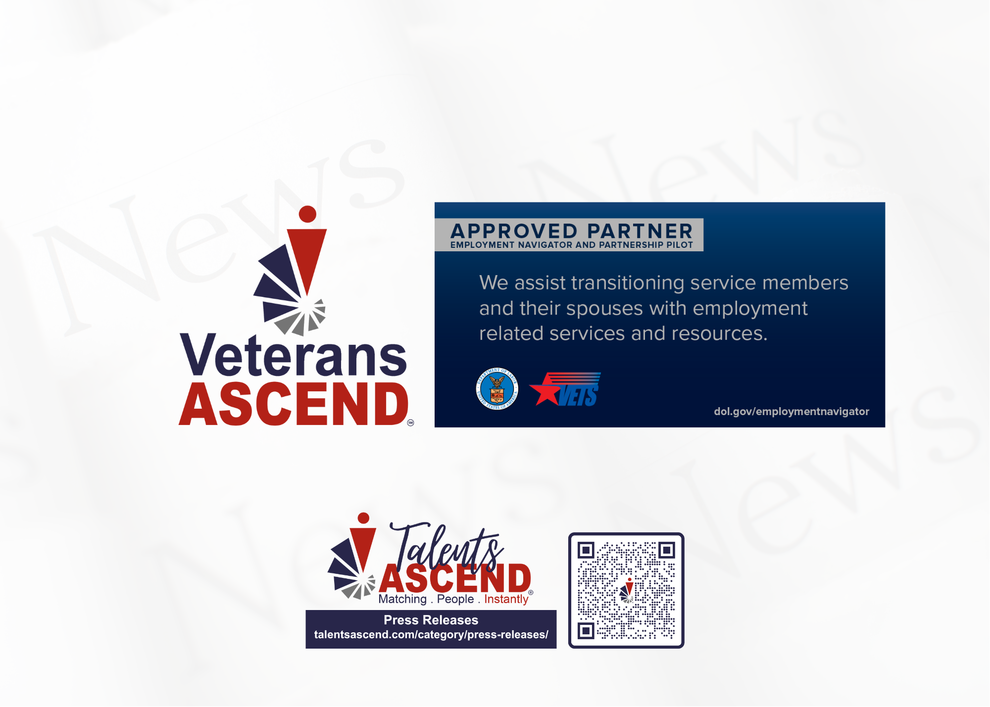 Strengthened Partnership with DOL VETS - Talents ASCEND